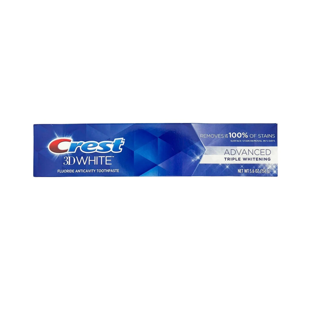 Crest 3D White Advanced Whitening Toothpaste 147g - Pharmacie Matignon - Paris